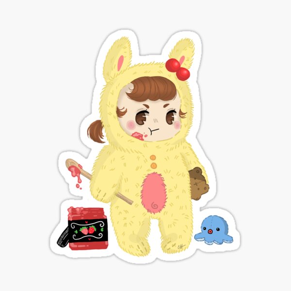 "Angry Baby" Sticker for Sale by KyaArt | Redbubble
