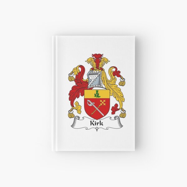 "Kirk Coat of Arms / Kirk Family Crest" Hardcover Journal for Sale by ...
