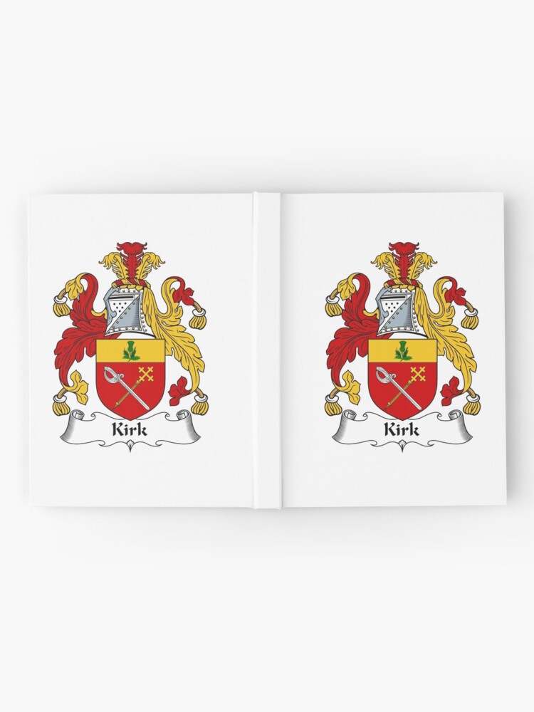 "Kirk Coat of Arms / Kirk Family Crest" Hardcover Journal for Sale by ...