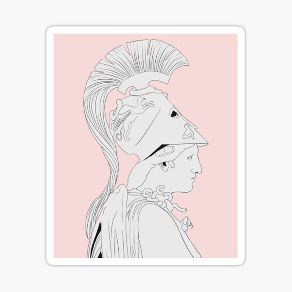 "Athena " Sticker for Sale by primapixie | Redbubble