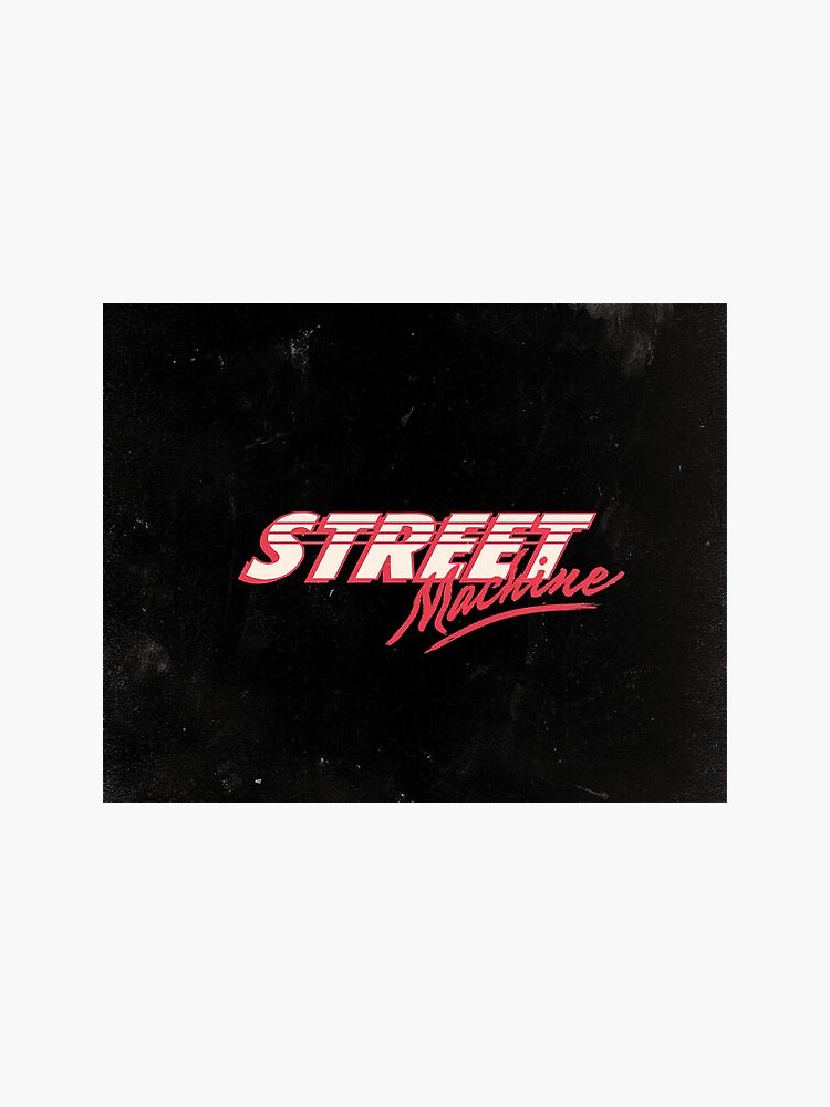"poster street machine " Sticker for Sale by kindbird | Redbubble