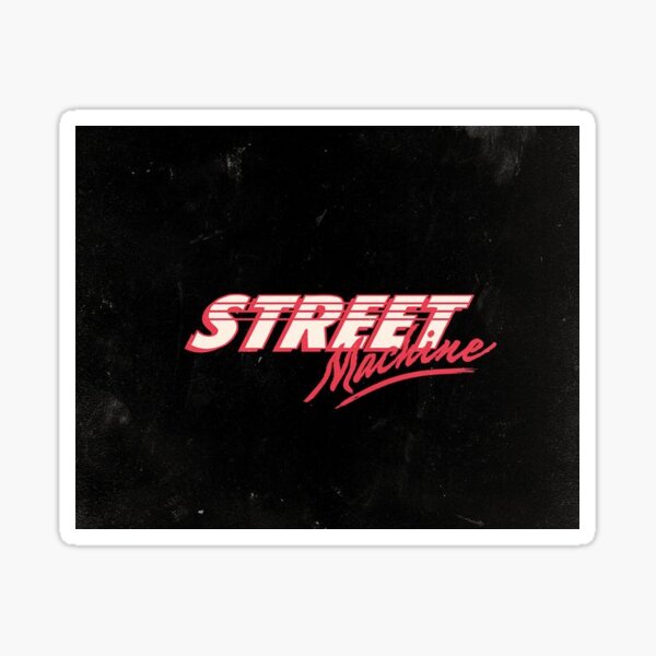 "poster street machine " Sticker for Sale by kindbird | Redbubble