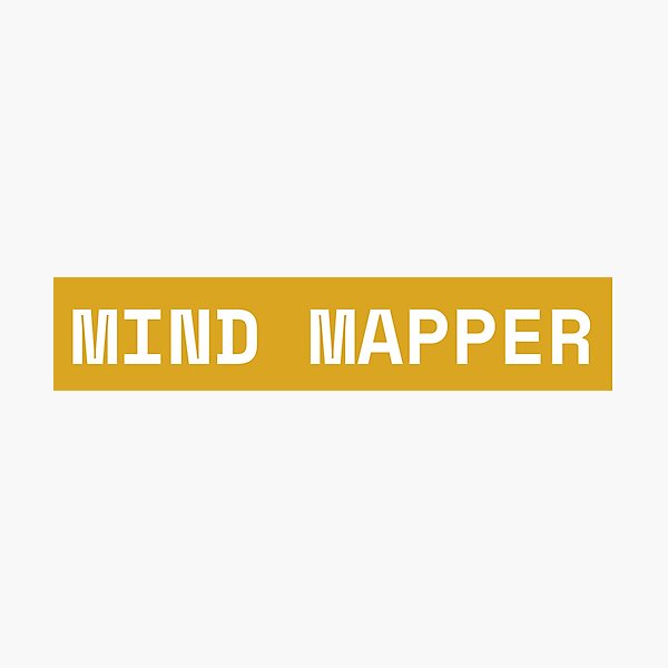 "MIND MAPPER: designer sticker pack" Photographic Print for Sale by Lei ...