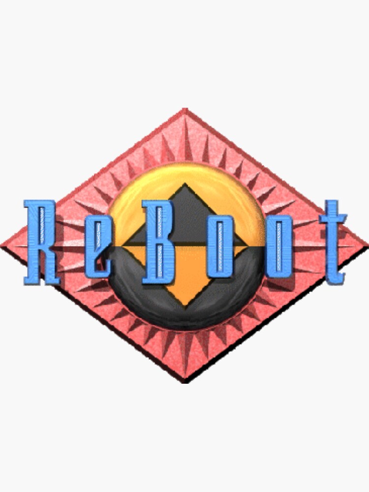 "Reboot" Sticker for Sale by Double-Ghost | Redbubble