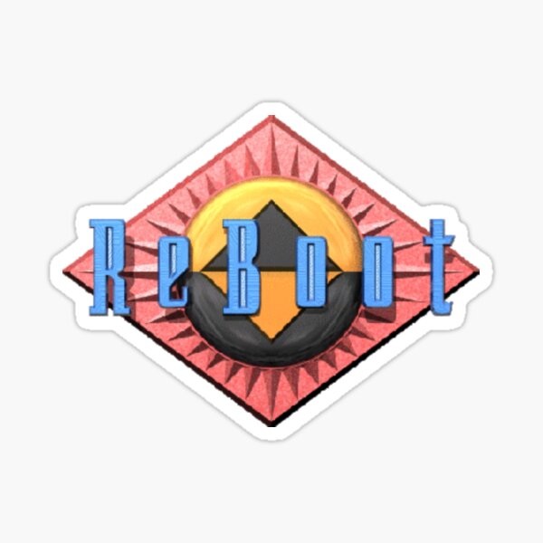"Reboot" Sticker for Sale by Double-Ghost | Redbubble