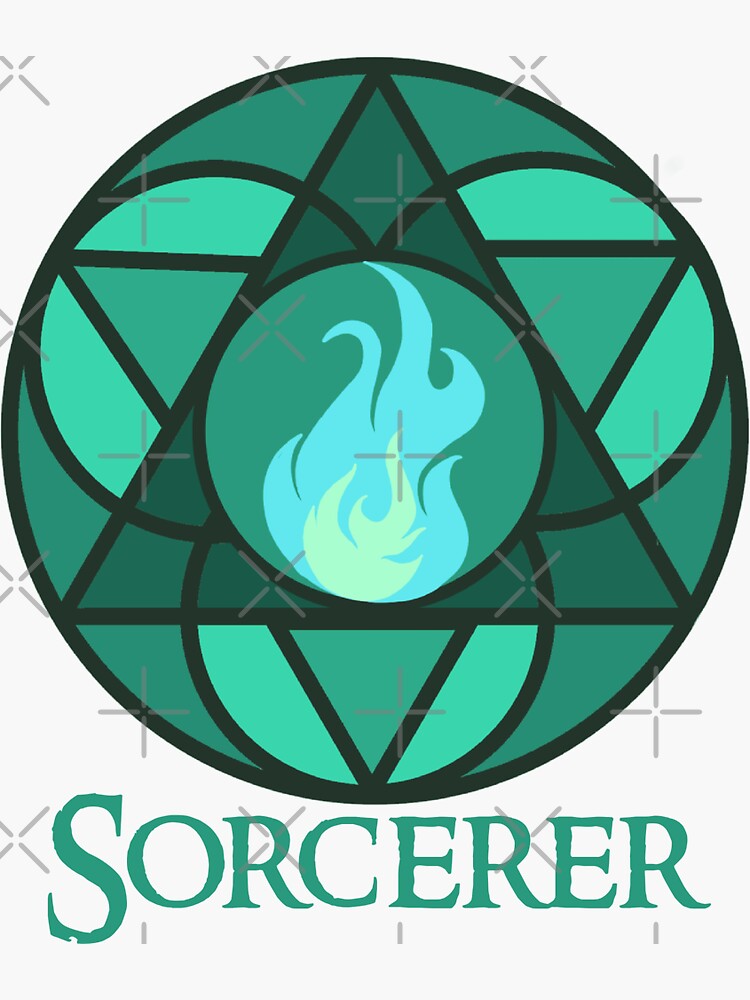 Sorcerers Logo Sorcerer Class Emblem" Sticker For Sale By LeonStudios