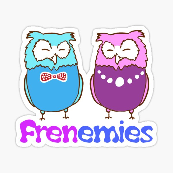 "Frenemies" Sticker by RoaaMagic | Redbubble