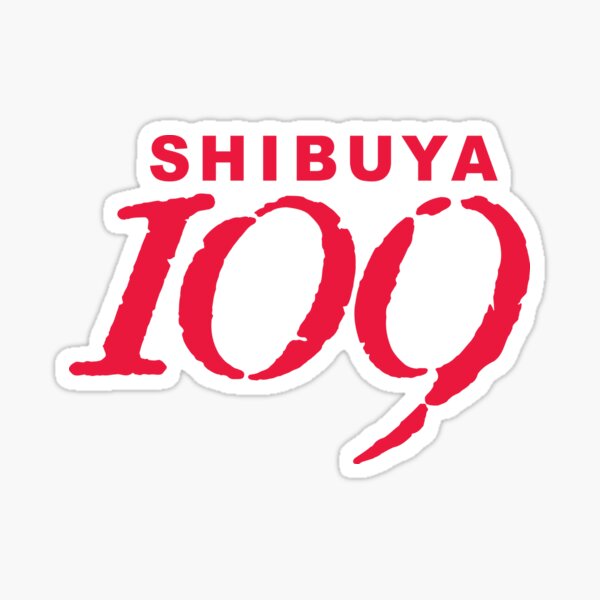 "Shibuya 109 (渋谷 109) Logo" Sticker for Sale by RubenCRM | Redbubble