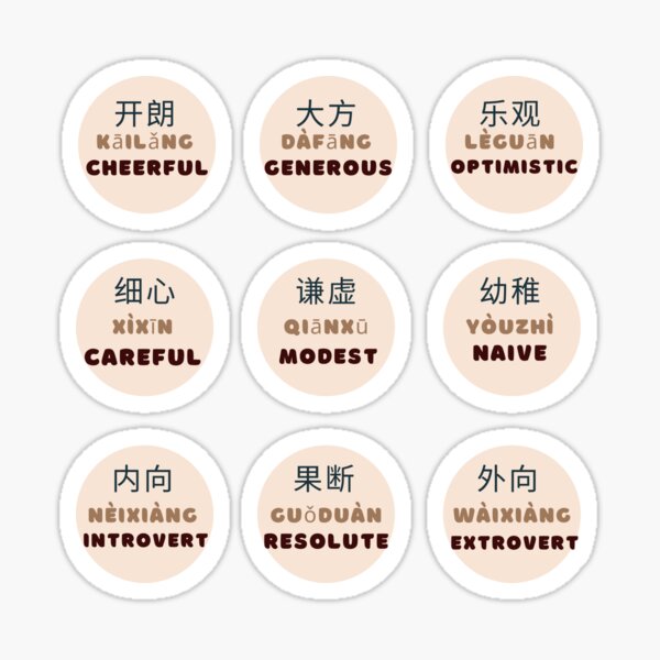 "Personality Vocabulary | Sticker Pack" Sticker for Sale by KeleCo ...