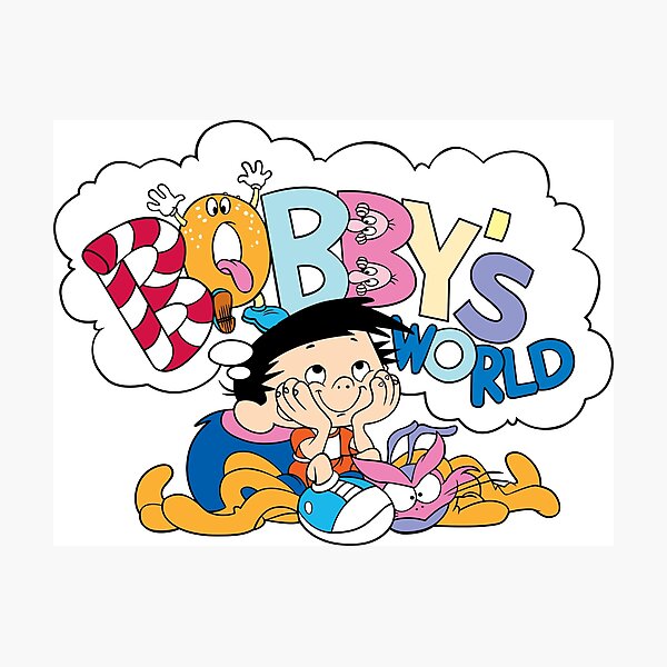 Lámina fotográfica «Bobbys World Dibujos animados» de qaplats | Redbubble