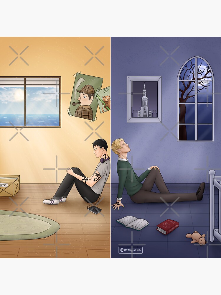 "Kit and Ty Shadowhunters - TDA" Sticker for Sale by artsy-mica | Redbubble