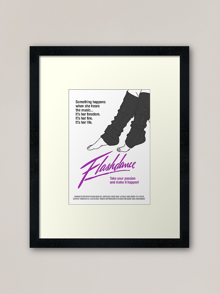"Flashdance" Framed Art Print for Sale by saragarcia | Redbubble