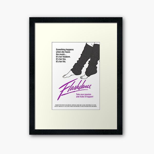 "Flashdance" Framed Art Print for Sale by saragarcia | Redbubble