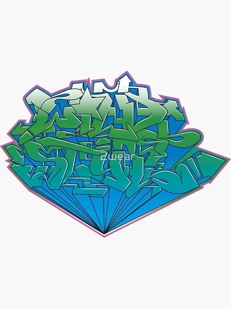 "Wild Style " Sticker by 2wear | Redbubble
