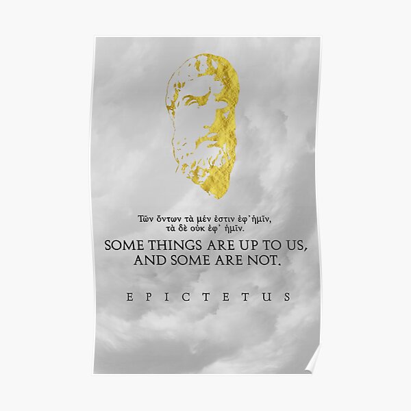 "Epictetus - Stoicism" Poster for Sale by Shop-Kintsugi | Redbubble