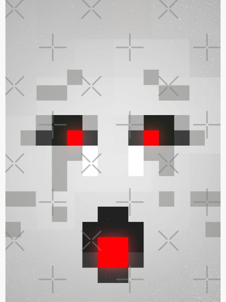 "Minecraft Ghast face" Art Print by MinecraftWorld2 | Redbubble