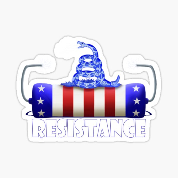 "Resistance" Sticker by MLMcKellip | Redbubble