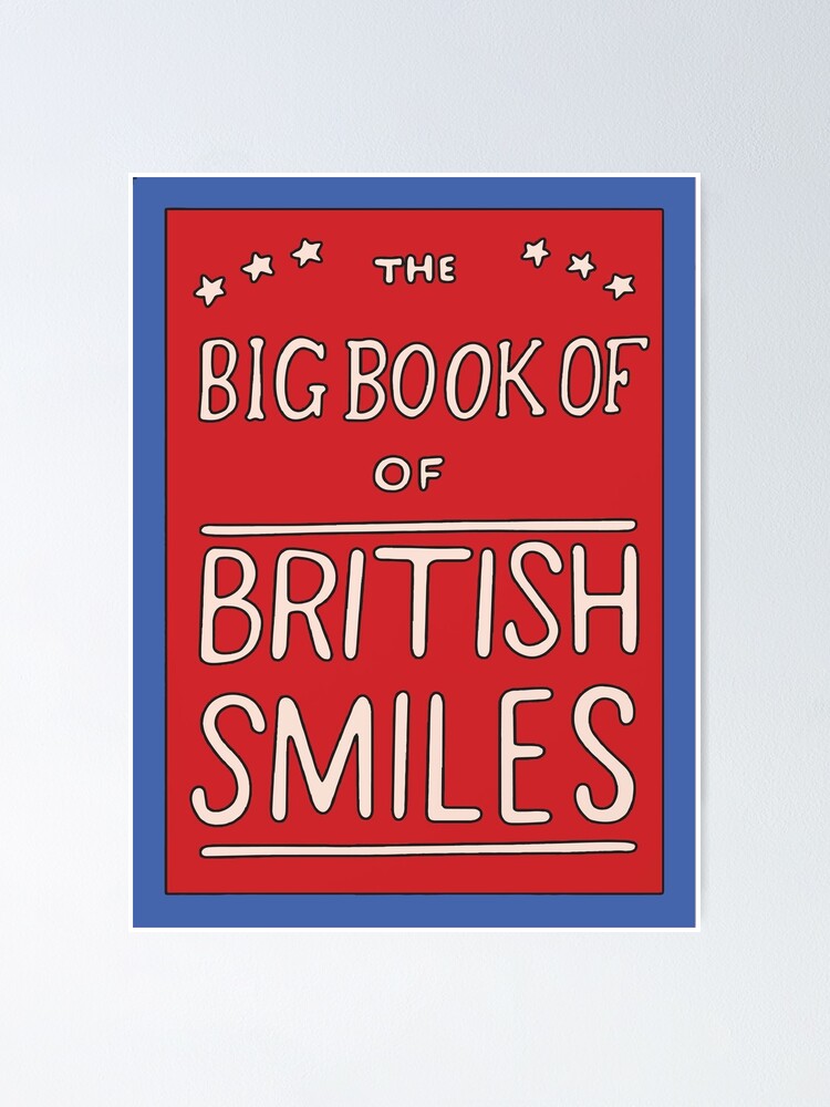 Póster «Big Book Of British Smiles Divertida revista inspirada en Los ...