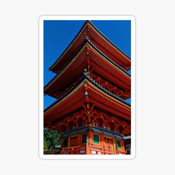 "Kiyomizu-Dera Temple, Kyoto" Sticker for Sale by KrishaS98 | Redbubble