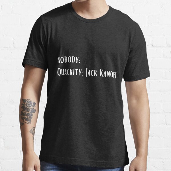 "Quackity jack kanoff " T-shirt for Sale by thetextbookgirl | Redbubble ...