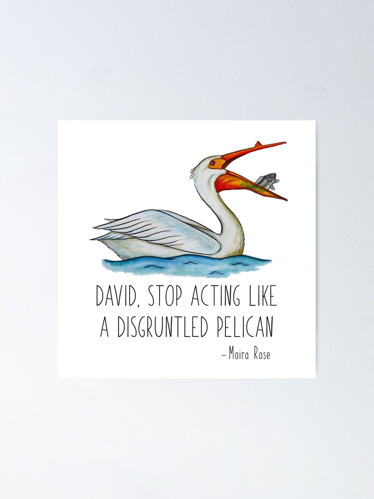 "David, Stop Acting Like a Disgruntled Pelican! - Moira Rose, Schitts ...