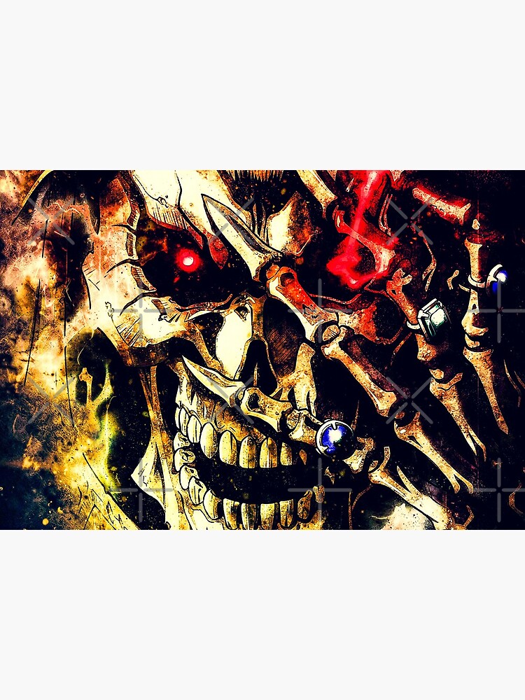 "Overlord Momonga Ainz Ooal Gown" Mask for Sale by Spacefoxart | Redbubble