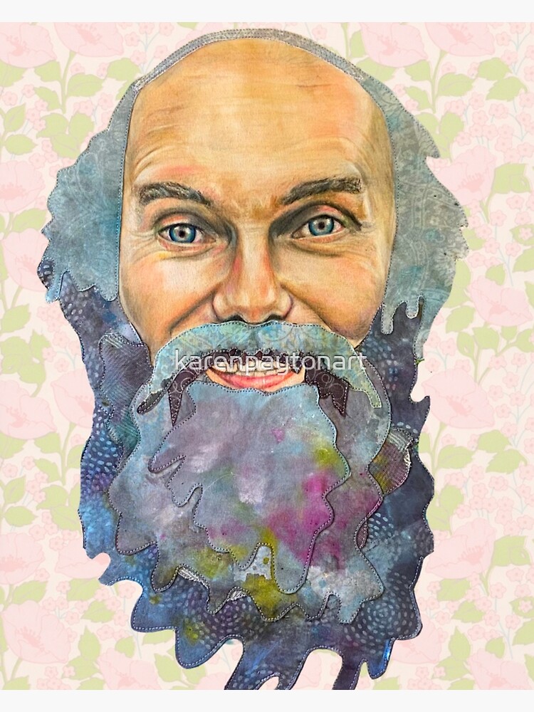 "Ram Dass Be LOVE Now" Poster for Sale by karenpaytonart | Redbubble