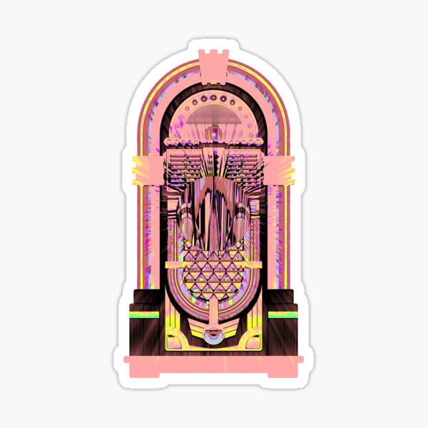 "Jukebox" Sticker by sandywv | Redbubble