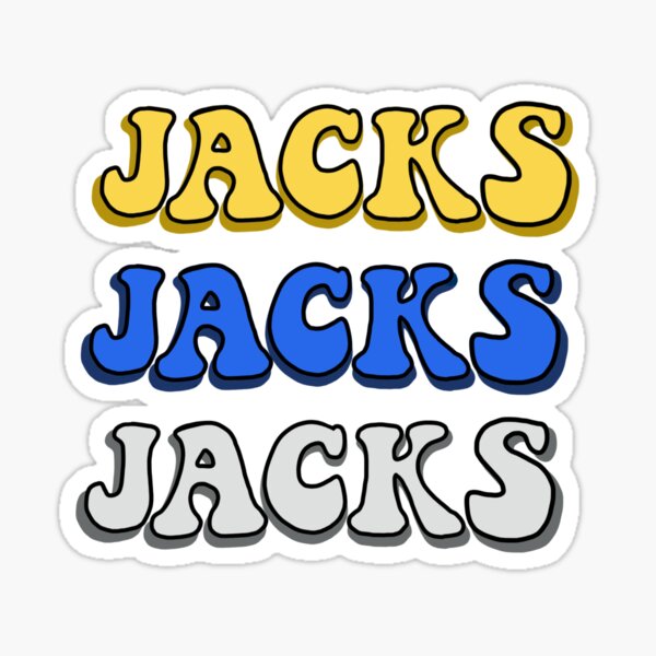 "Jacks Sticker" Sticker for Sale by amw-designs | Redbubble