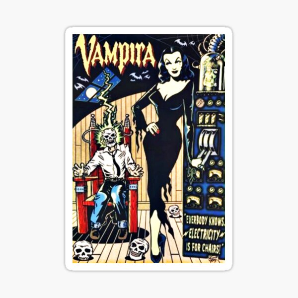 "VAMPIRA" Sticker for Sale by cliff1981 | Redbubble