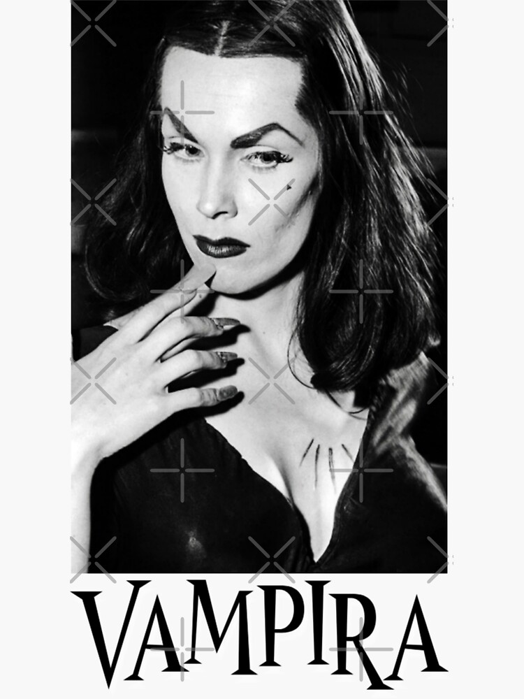 "Vampira" Sticker for Sale by cliff1981 | Redbubble