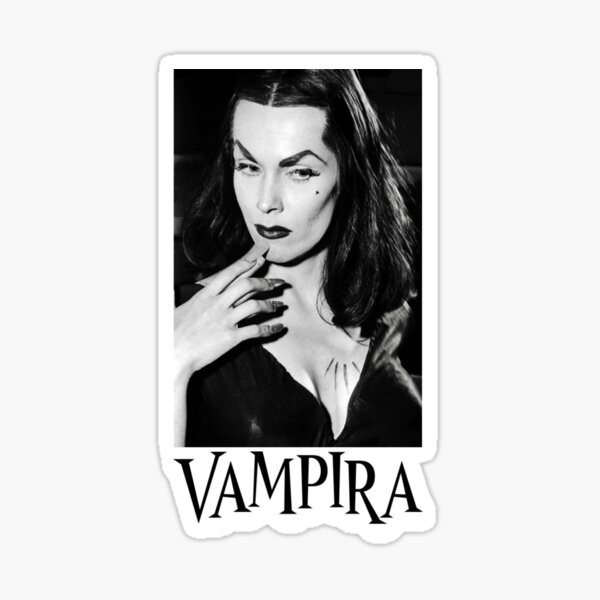 "Vampira" Sticker for Sale by cliff1981 | Redbubble
