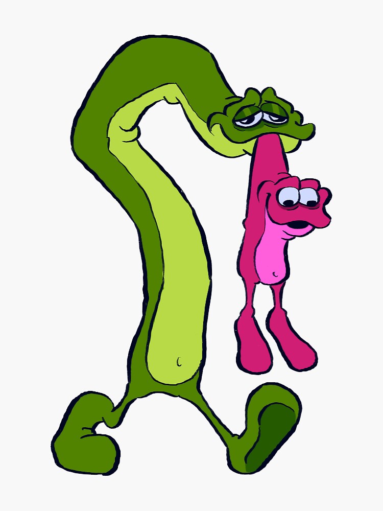 "Ibble and Dibble - Watermelon Sugar (V1)" Sticker by laimfunk | Redbubble