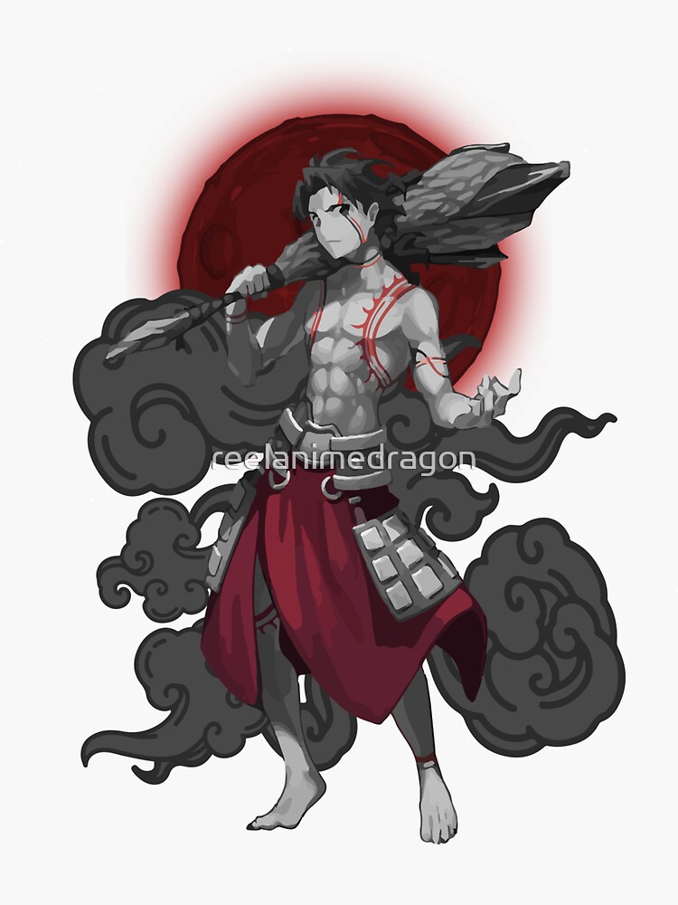 "Angra Mainyu Savage - Fate Hollow Ataraxia" Sticker for Sale by ...