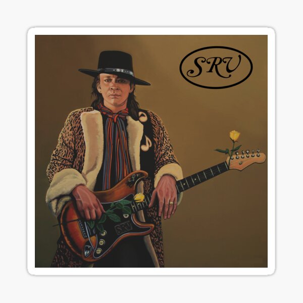 "Stevie Ray Vaughan" Sticker for Sale by Wynneaniels | Redbubble
