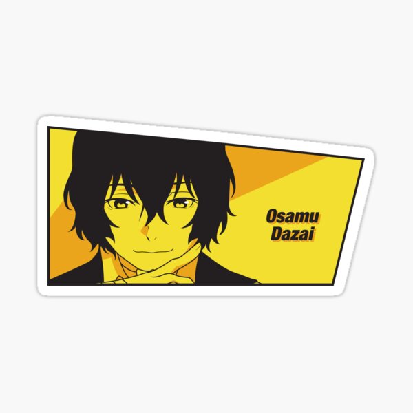 "Bungo Stray Dogs Dazai Sticker" Sticker for Sale by 6alBootleg | Redbubble