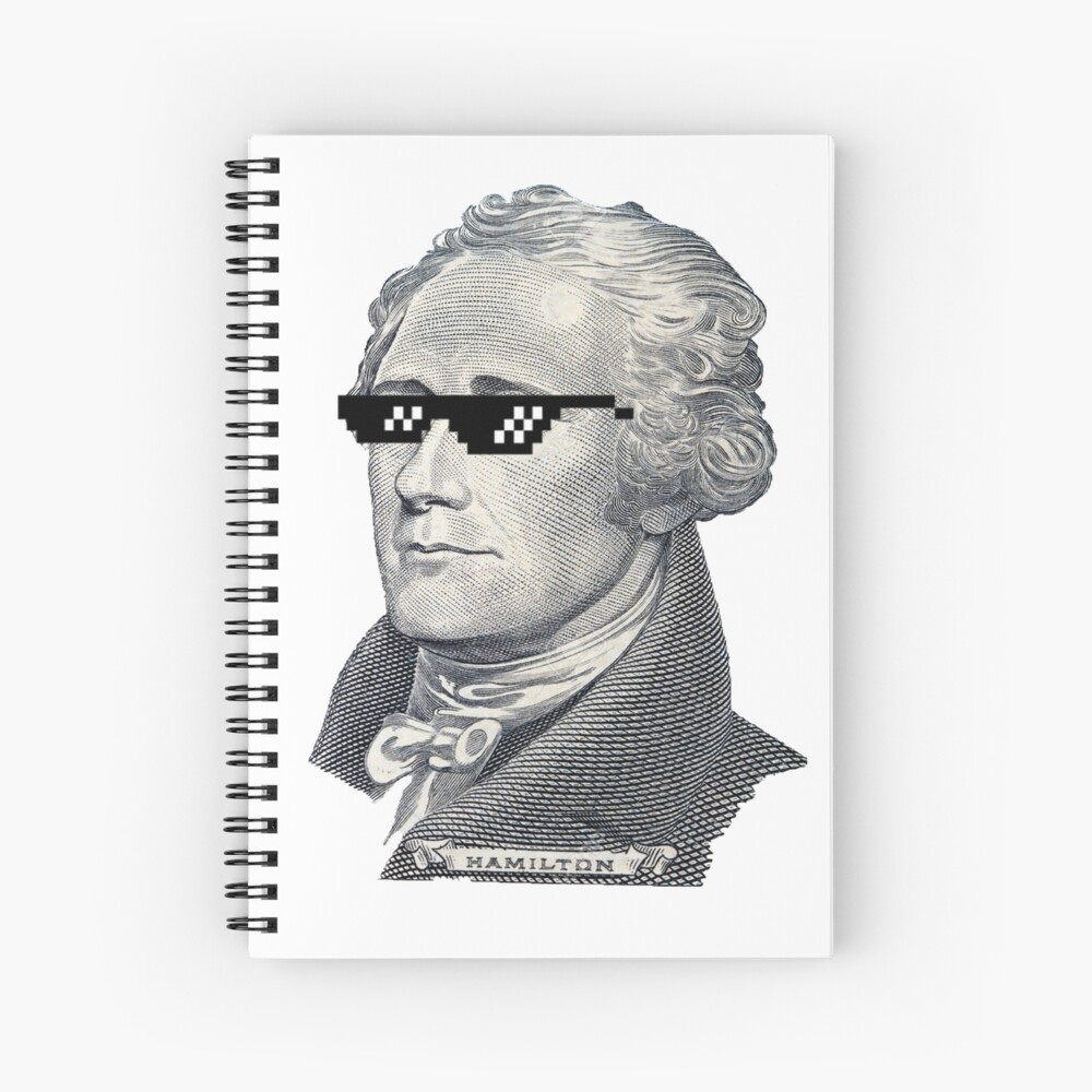 "Alexander Hamilton" Spiral Notebook for Sale by keelsome | Redbubble
