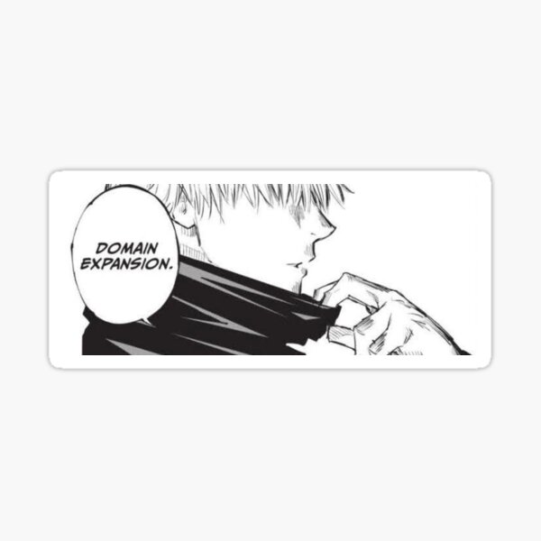 Domain Gojo Satoru Jujutsu Kaisen Stickers | Redbubble