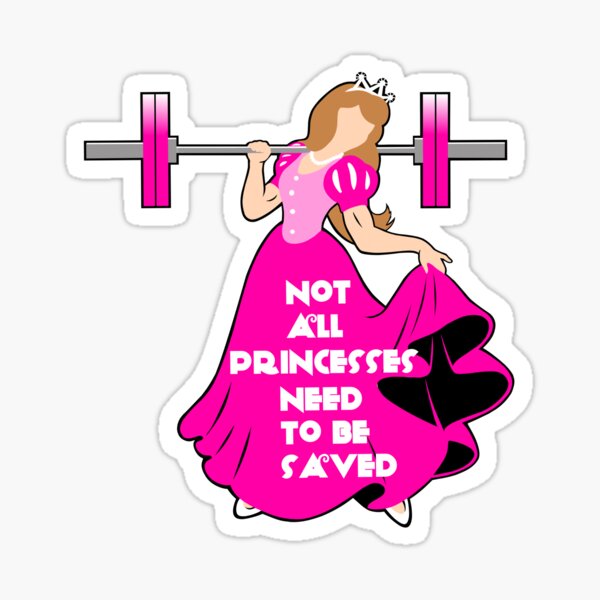 "Strong princess" Sticker by TimAddisonArt | Redbubble