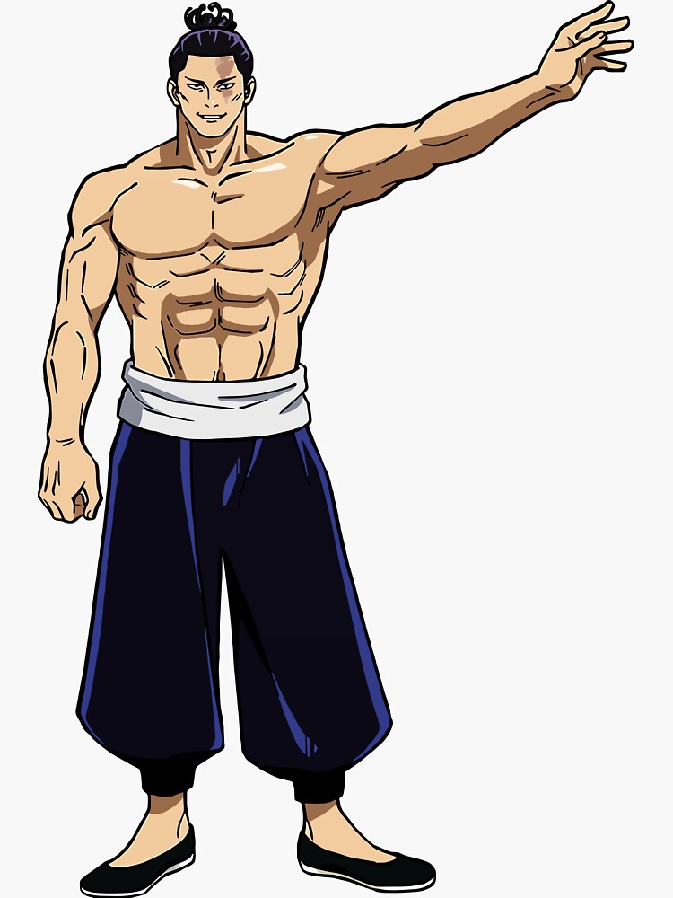 "Toudou character jujutsu kaisen" Sticker by harleyschiller | Redbubble