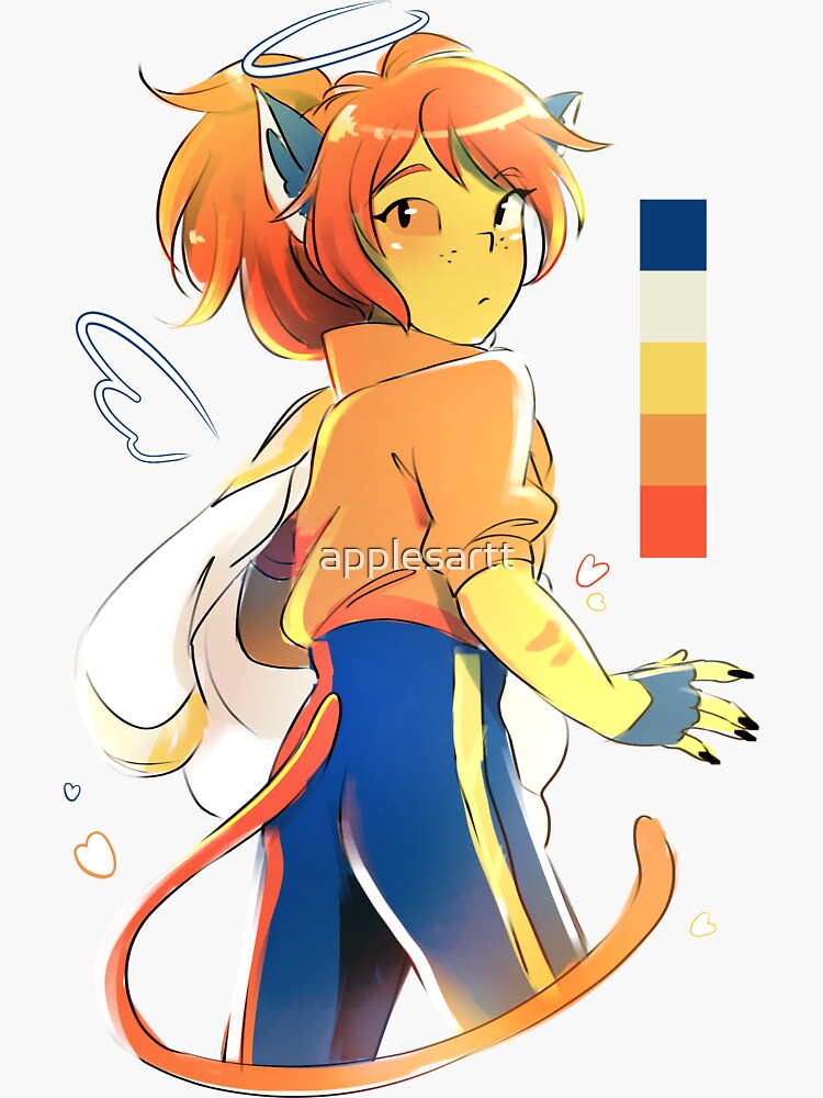"Future Catra Colour Scheme " Sticker for Sale by applesartt | Redbubble