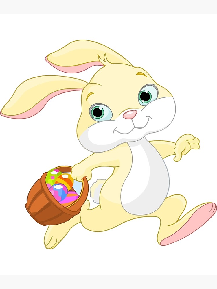 "cute and smiley rabbit" Poster by arnoldbadr | Redbubble