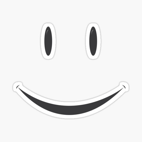 "Simple Smiling face" Sticker for Sale by ChoiceWind | Redbubble