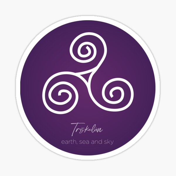 "Wicca ~ Triskelion" Sticker by worththewhile | Redbubble