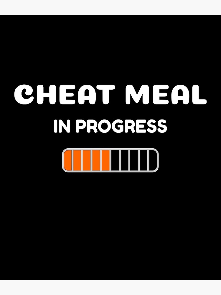 ""Cheat Meal" fun gym design" Art Print by Gym-addiction | Redbubble