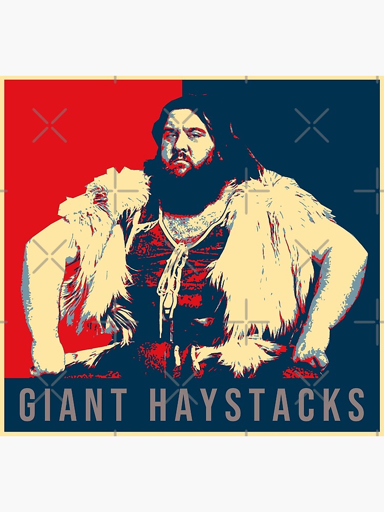 "Giant Haystacks wrestler Illustration pop art " Poster for Sale by ...