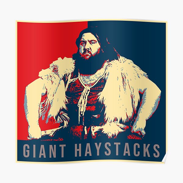 "Giant Haystacks wrestler Illustration pop art " Poster for Sale by ...