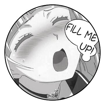 "Fill me up!" Sticker by LilToon | Redbubble