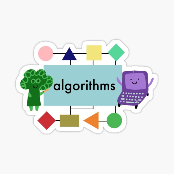 "Algorithms | Kawaii Cute" Sticker for Sale by oraruke | Redbubble