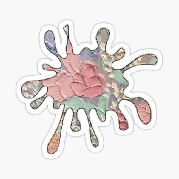 "Paint Splat" Sticker by designbyjodyb | Redbubble